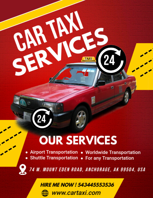 car taxi flyer Template | PosterMyWall