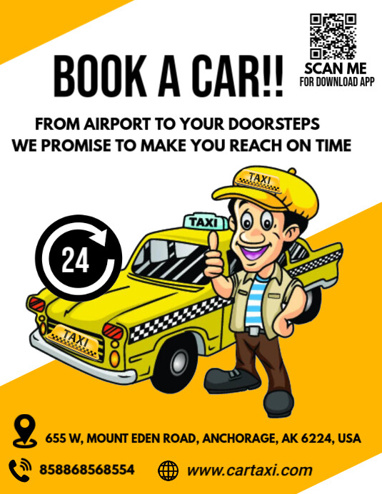 car taxi flyer Template | PosterMyWall