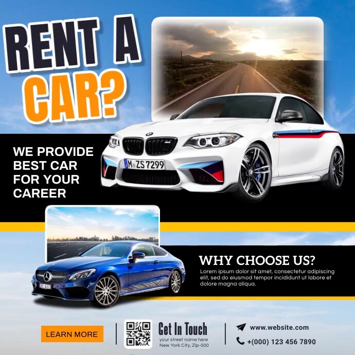 Plantilla de CAR TEMPLATES.E | PosterMyWall