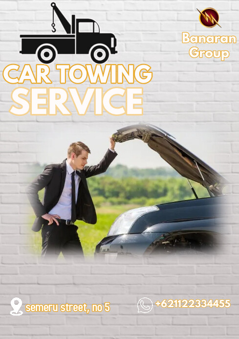 Copy of Car Towing Service | PosterMyWall
