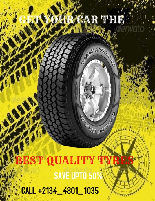 Car tyres Template | PosterMyWall
