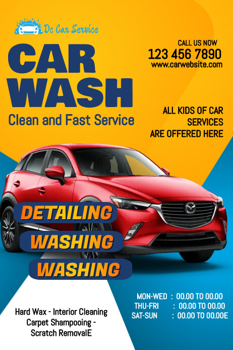 car wash banner Template | PosterMyWall