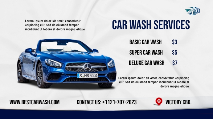 CAR WASH BANNER template | PosterMyWall