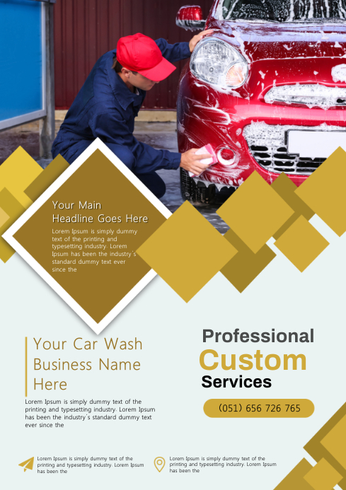 Car Wash Template | PosterMyWall