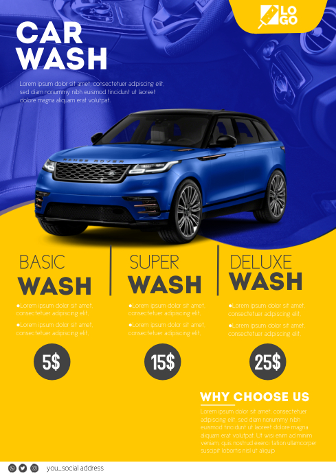 CAR WASH Template | PosterMyWall