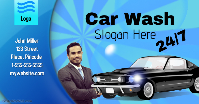 Car Wash Facebook Header | PosterMyWall