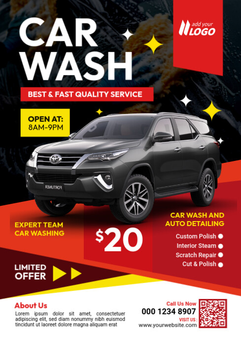 car wash flyer Template | PosterMyWall
