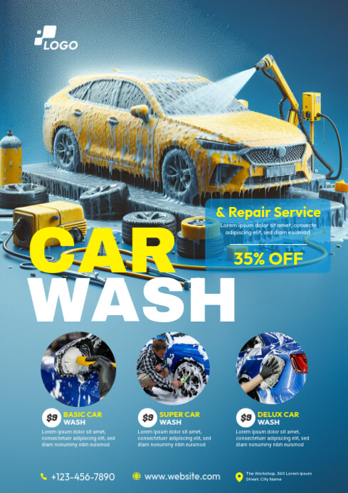 Car Wash Flyer Template | PosterMyWall