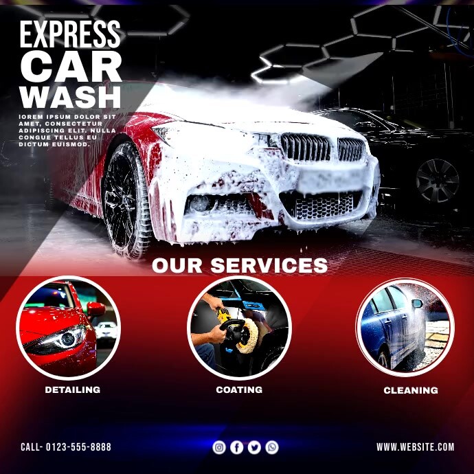 CAR WASH FLYER Template | PosterMyWall
