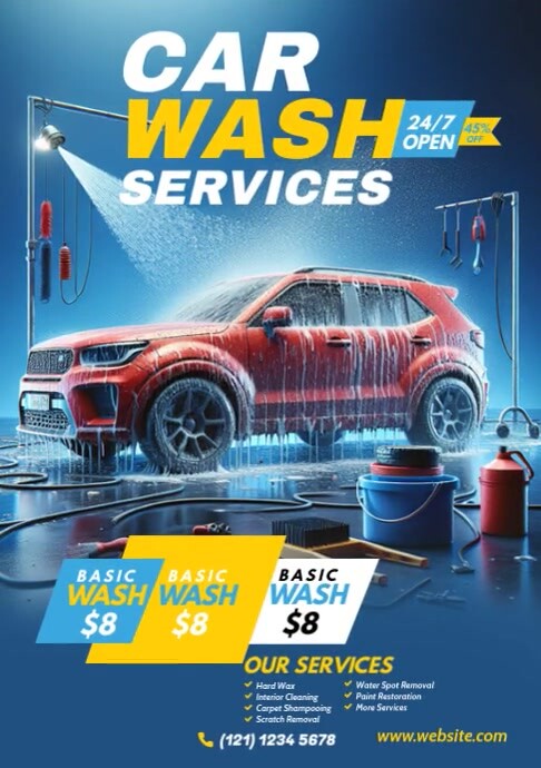 Car Wash Flyer Template | PosterMyWall