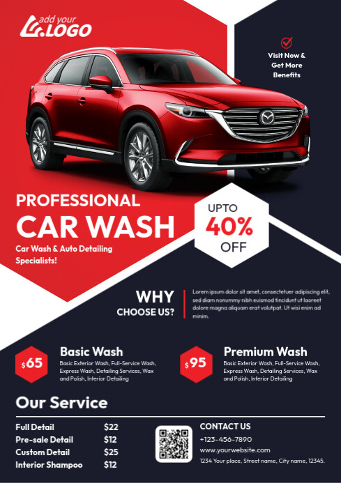 Car wash flyer template | PosterMyWall