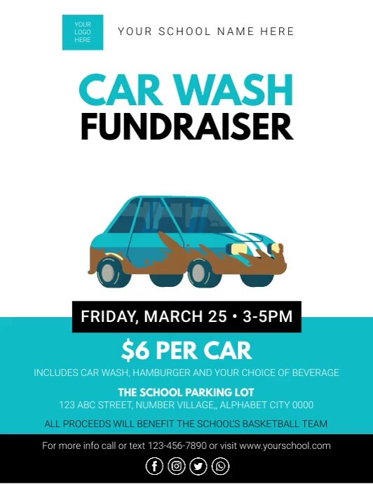 Car Wash Flyer Template | PosterMyWall