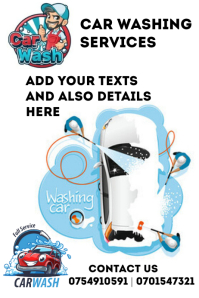 Car Wash Service Flyer Design Template | PosterMyWall