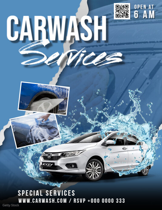 Car Wash Service Template | PosterMyWall