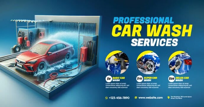 car wash service Template | PosterMyWall