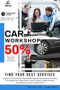 5.9K+ Free Templates for 'Car workshop posters' | PosterMyWall