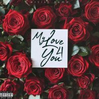 heart dead roses Album Cover Design template | PosterMyWall