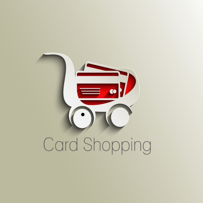 Copy of Card shopping logo poster | PosterMyWall