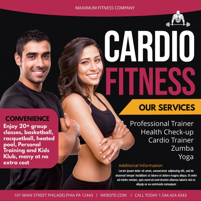 Cardio Template | PosterMyWall