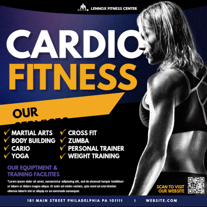 Cardio Template | PosterMyWall