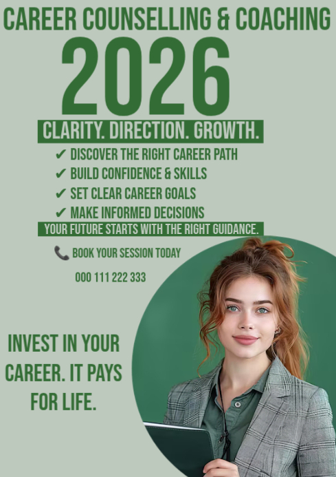 Career Coaching poster / flyer / digital post. Template | PosterMyWall