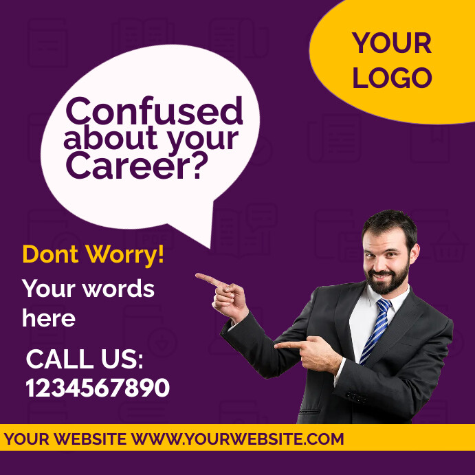 Career Counselling Poster Template | PosterMyWall