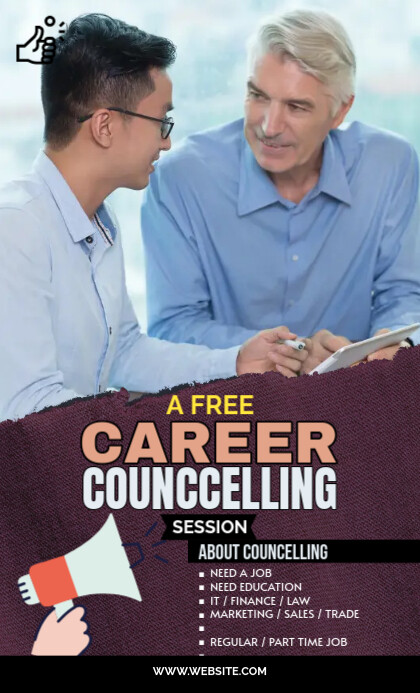 Career Counselling Template | PosterMyWall