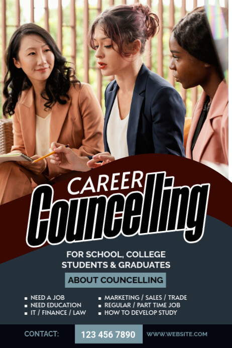 Career Counselling Template | PosterMyWall