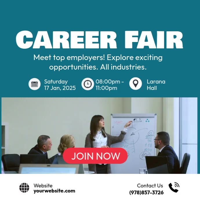 Career Fair Template | PosterMyWall