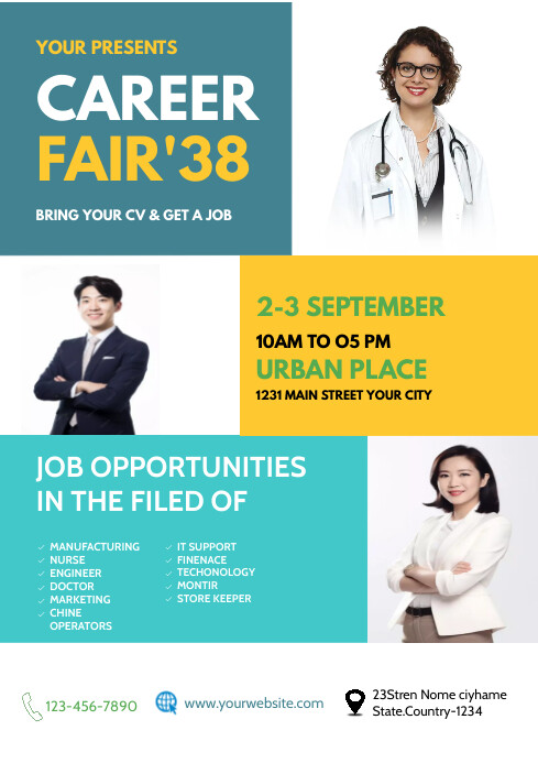 Career fair Template | PosterMyWall