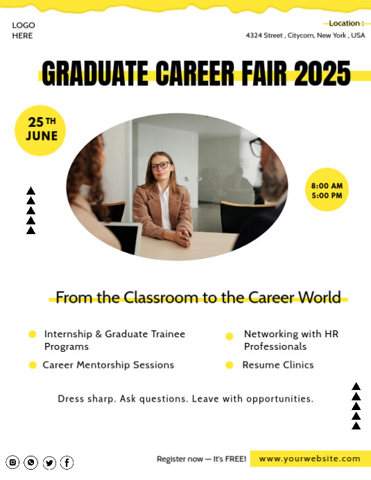 Career Fair Template | PosterMyWall