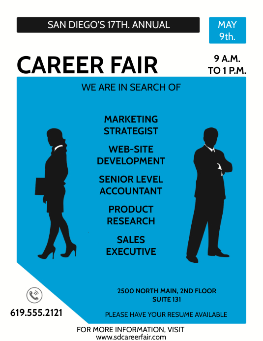 CAREER FAIR Template | PosterMyWall