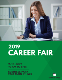 CAREER FAIR FLYER TEMPLATE | PosterMyWall
