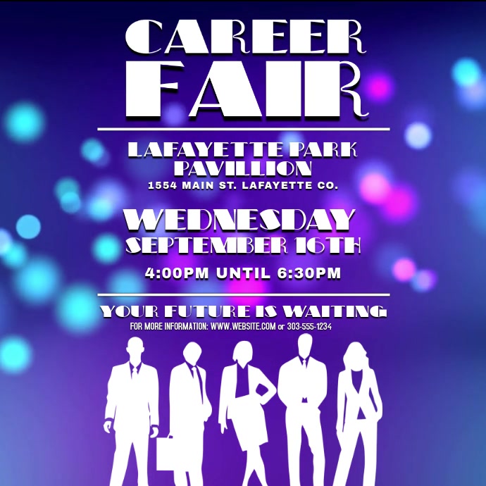 Career Fair Video Template | PosterMyWall