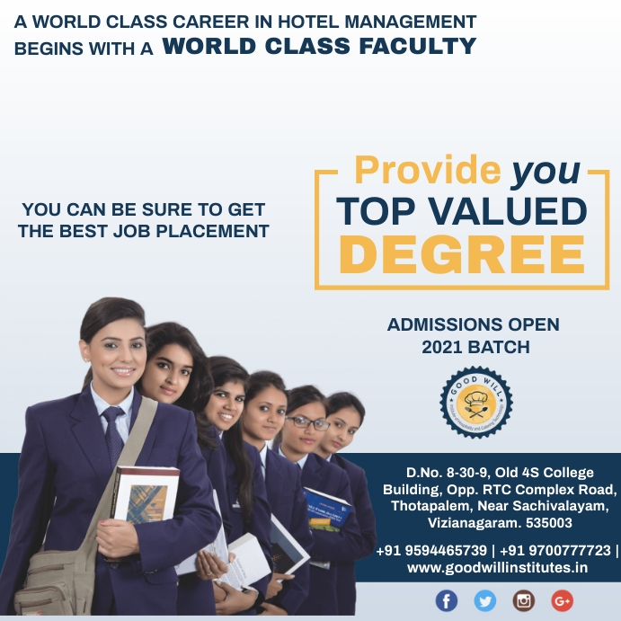 CAREER IN HOTEL MANAGEMENT Template | PosterMyWall