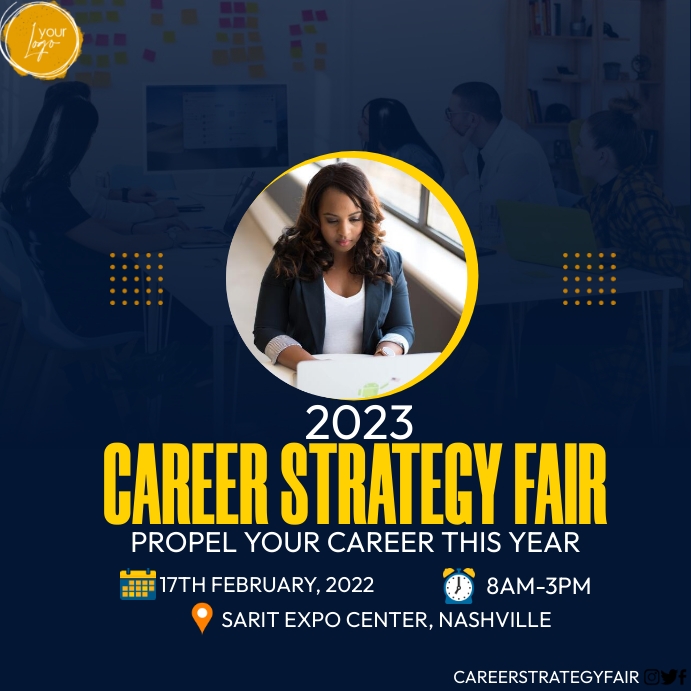 career strategy poster Template | PosterMyWall