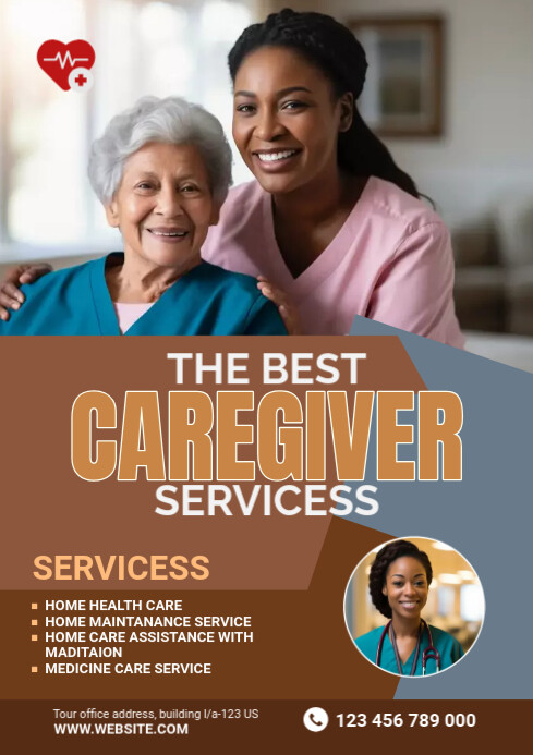 Copy of Caregiver service | PosterMyWall