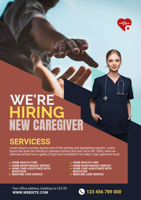 Caregiver service Template | PosterMyWall