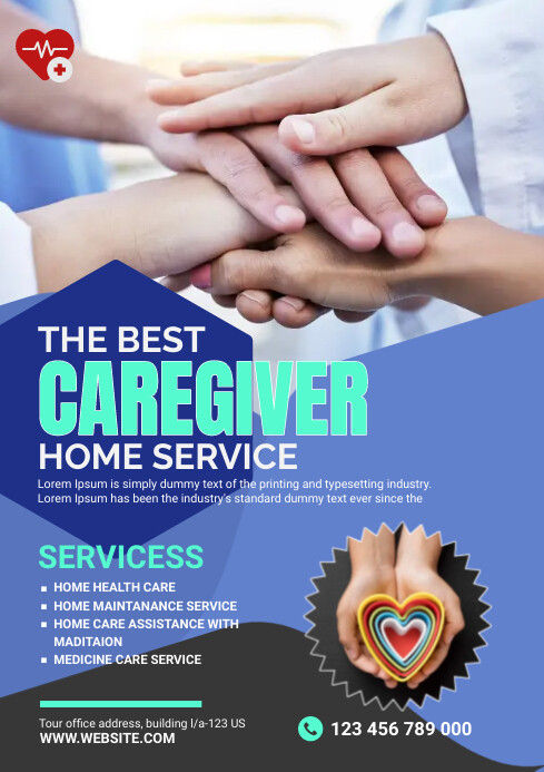 Caregiver service Template | PosterMyWall