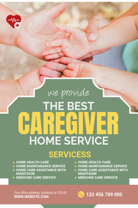 Caregiver service Template | PosterMyWall