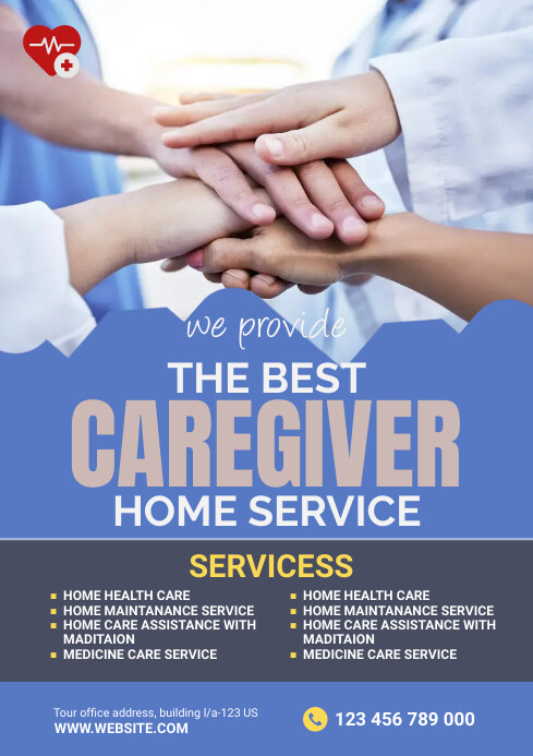 Copy of Caregiver service | PosterMyWall