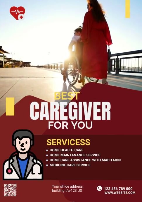 Caregiver service Template | PosterMyWall