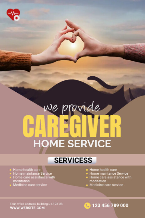Caregiver service Templat | PosterMyWall
