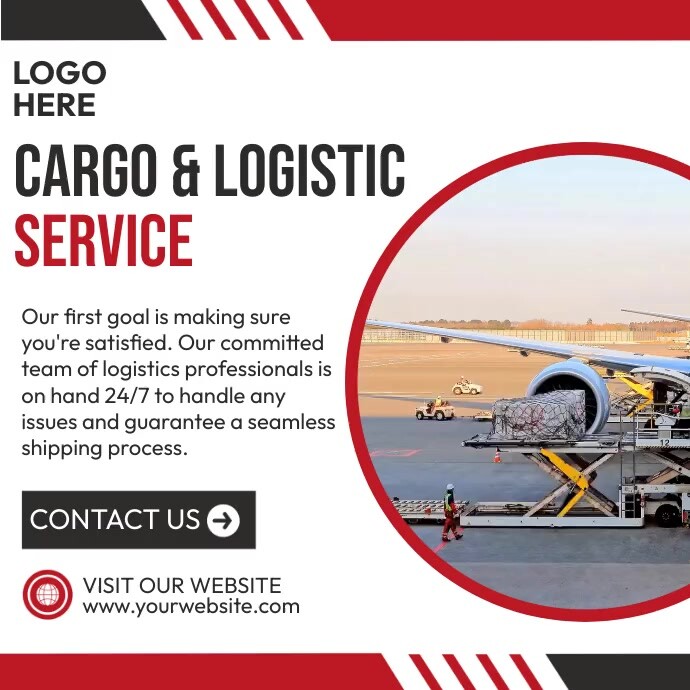 Cargo Service Ads Template | PosterMyWall