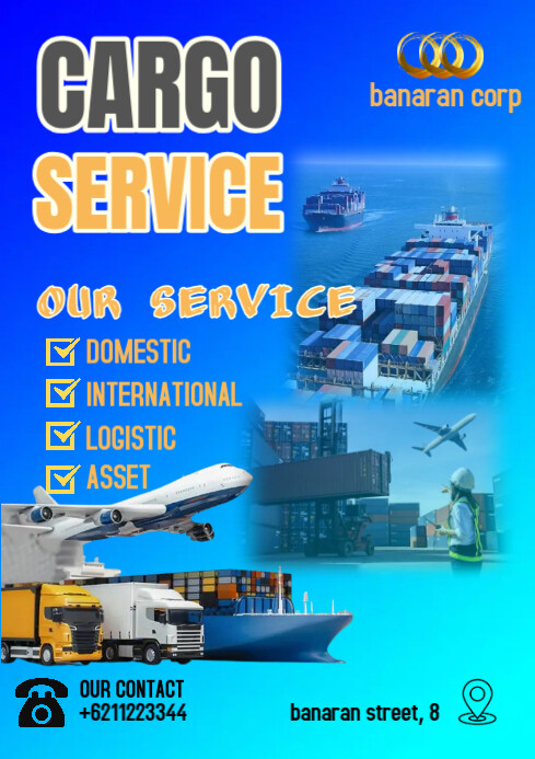 Cargo Service Template | PosterMyWall