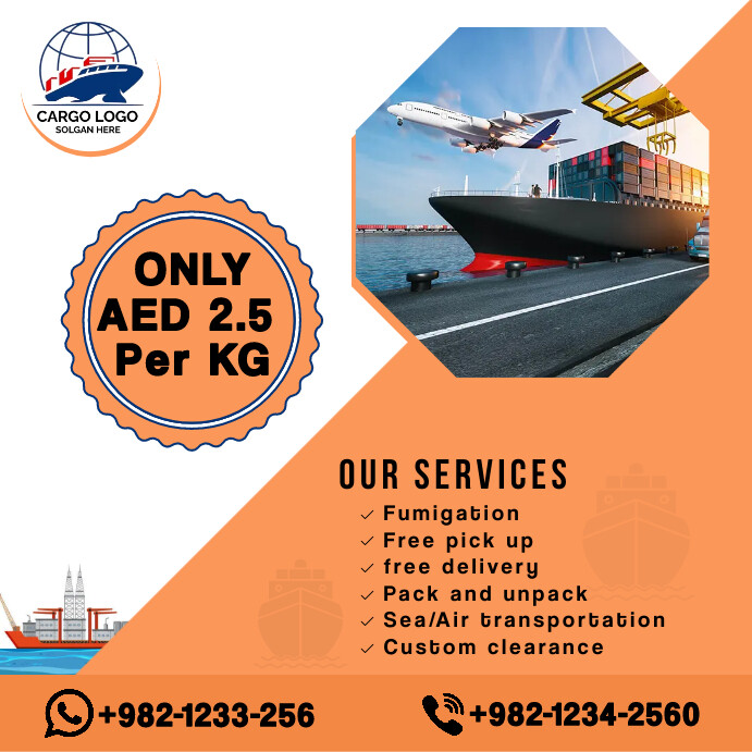 Copy of Cargo Services | PosterMyWall