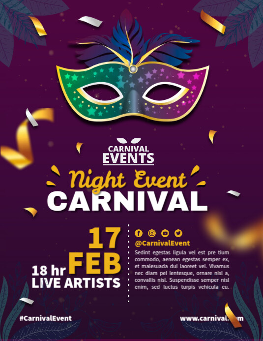 Carnival Ads Template | PosterMyWall