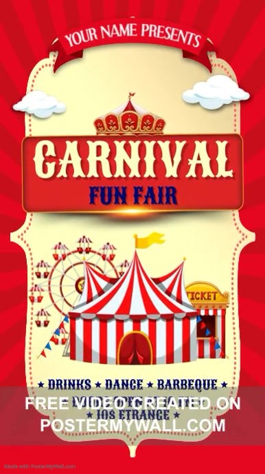 Carnival Circus Instagram Template | PosterMyWall