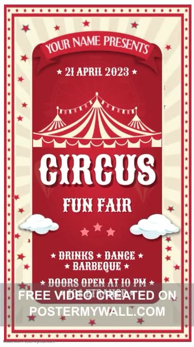 Carnival Circus Instagram Template | PosterMyWall
