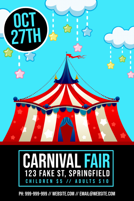 Copy of Carnival Fair Poster | PosterMyWall